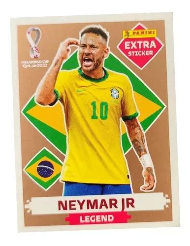 Neymar Jr Figurinha Extra Legend Bronze Copa 2022 Frete grátis
