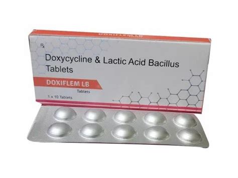 Doxner Lb Doxycyline 100mg Capsules Strength 50 Mg At Rs 1365 Box In New Delhi
