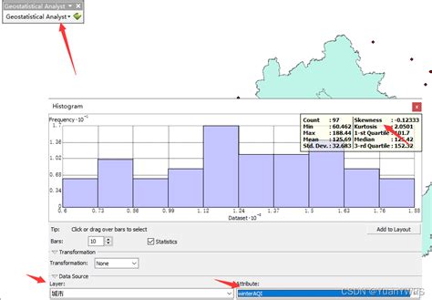 Arcgis Geostatistical Analyst （地统计分析）检查数据情况 Csdn博客
