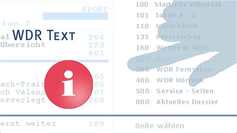 Erklärungen zum WDR Text im Internet Über WDR Text Über WDR Text WDR Text WDR