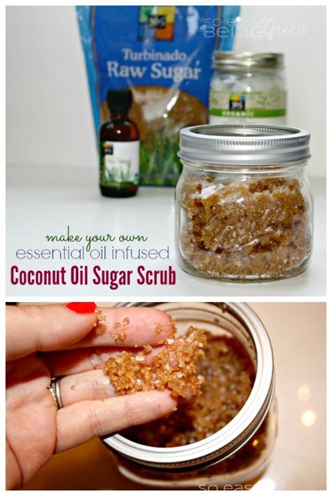 DIY Coconut Oil Body Scrub