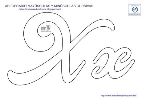 MOLDES DE LETRAS CURSIVAS MAYÚSCULAS Y MINÚSCULAS