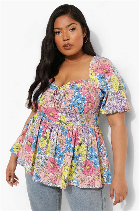 Peplum Tops Plus Size