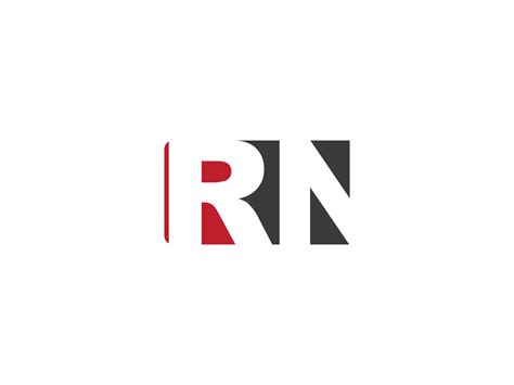 Square Shape Rn Initial Luxury Png Logo Unique Png Rn Logo Letter