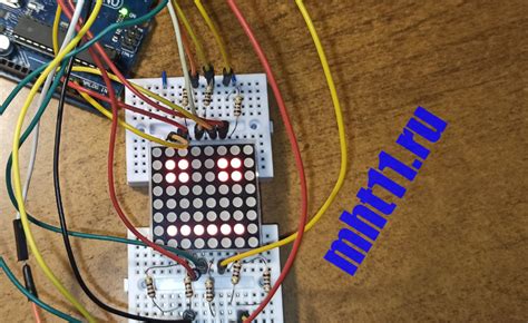 Подключение матрицы 1088as к Arduino часть 2 — Мехатрон 11