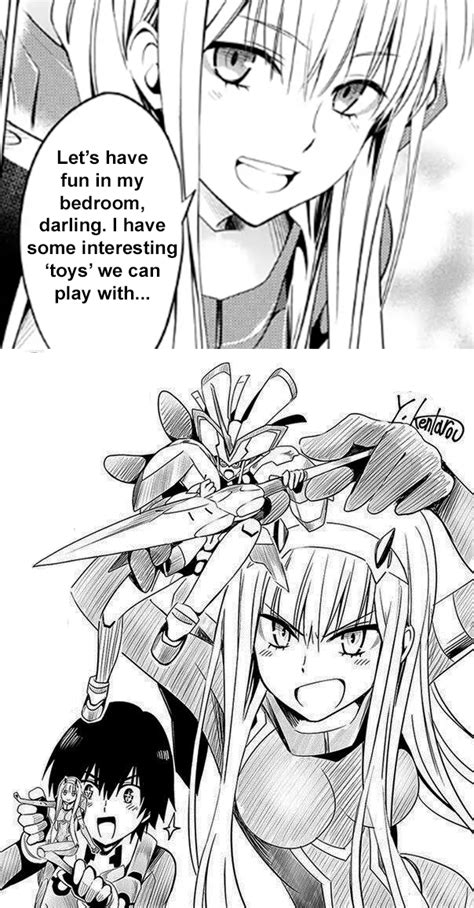 Playing In Zero Twos Bedroom R Wholesomeanimemes