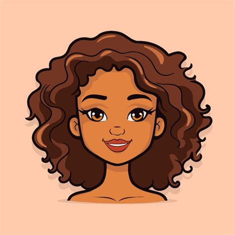 Dark Curly Hair Vectors And Illustrations For Free Download