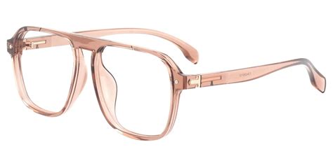 Gideon Aviator Prescription Glasses Brown Womens Eyeglasses