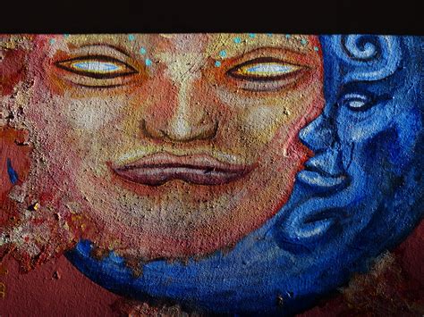 Безплатна снимка слънце обичам портрет цвят романтика син графити луна произведения на