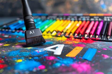 Futuristic Ai Data Processing On Digital Interface With Neon Elements In Urban Night Setting