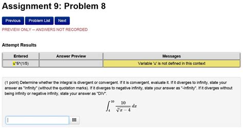 Solved Determine Whether The Integral Is Divergent Or