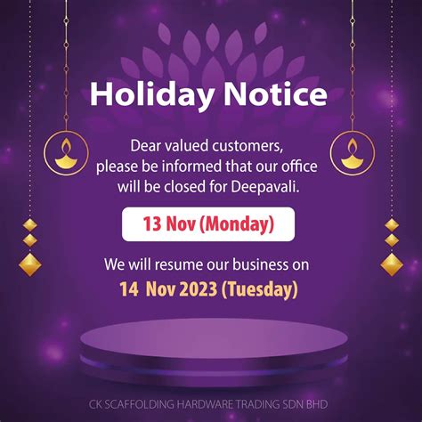 On Behalf Of The Ck Scaffolding Hardware Trading Sdn Bhd