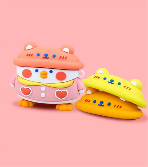 당일 볼빨간 아기오리 에어팟 케이스 실리콘 1 2 세대 프로 에어팟 케이스 3컬러 모두 증정 에이블리