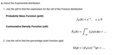 Solved 1 Use The Pdf To Find The Expression For The Cdf Of