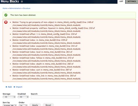 Add API For Exportable Menu Blocks Features Integration Drupal Org