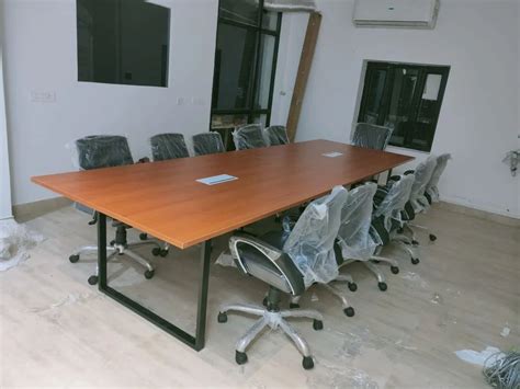 Rectangular 10 Seater Conference And Meeting Tables Without Storage At