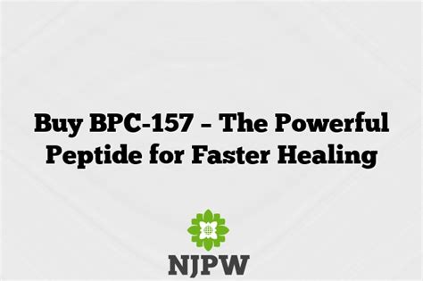 Buy Bpc The Powerful Peptide For Faster Healing