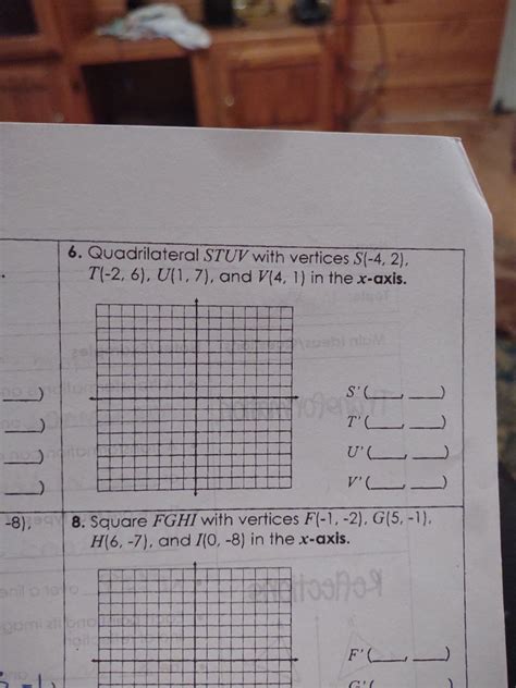 Answered 6 Quadrilateral Stuv With Vertices Bartleby