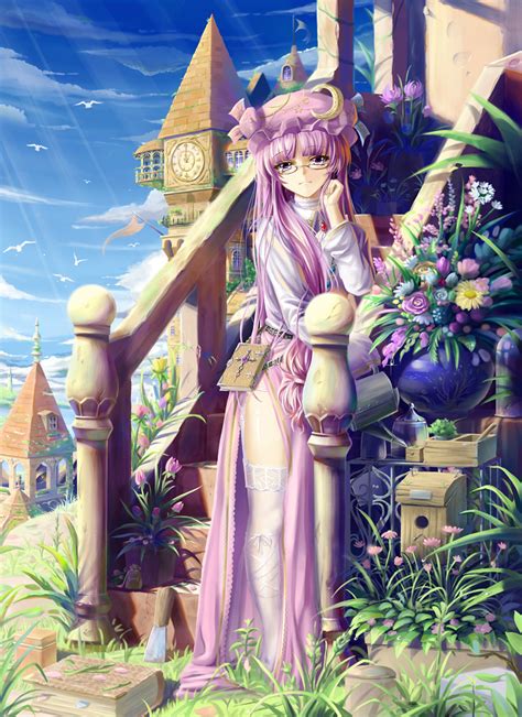 Patchouli Knowledge Touhou Drawn By Saber01 Danbooru