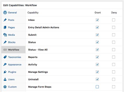Permissions Gravity Flow Documentation