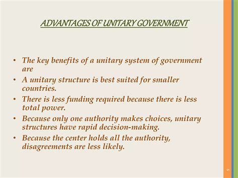 Unitary And Federal Form Of Government Nityamukta Pptx