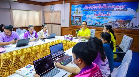 วันอังคารที่ ๕ มีนาคม ๒๕๖๗ นายวุฒินันท์ จันทร์ทอง ผู้อำนวยการวิทยาลัย