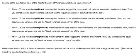 Solved 4 Interpreting Statistical Software Output For An