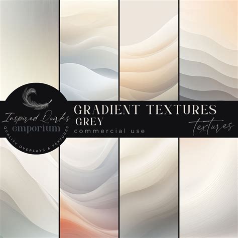 Grey Gradient Overlays Photoshop Neutral Digital Download Junk