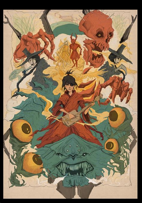 ArtStation Kubo And The Two Strings Kalai Krishnan Movie Poster