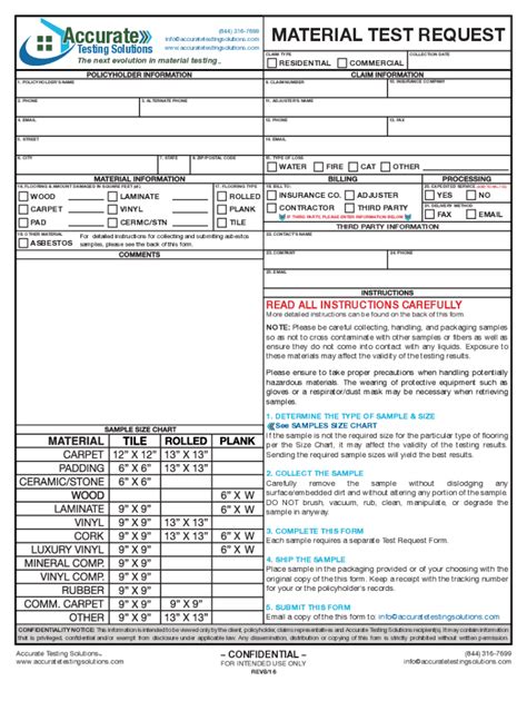 Fillable Online Accurate Testing SolutionsHome Fax Email Print PdfFiller