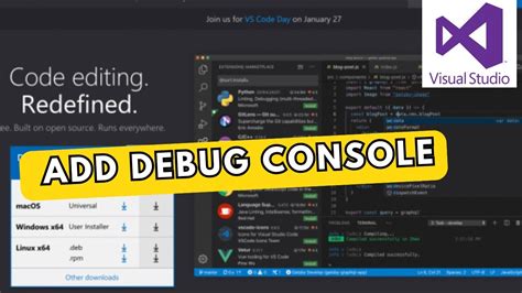 How To Add Debug Console In Visual Studio Code 2025 Youtube