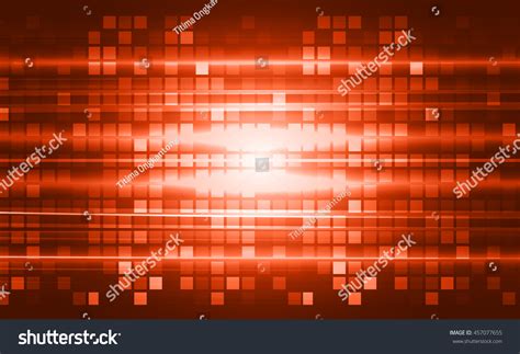 Orange Abstract Cyber Future Technology Concept Background Vector
