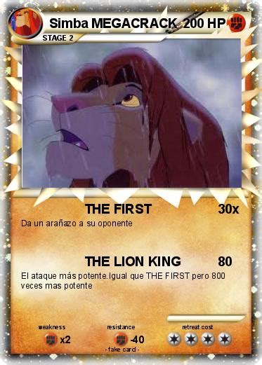 Pokémon Simba 81 81 The First My Pokemon Card