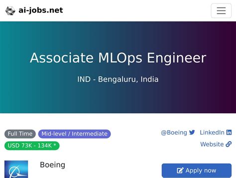 Hiring Associate Mlops Engineer In Ind Bengaluru India Raimljobs