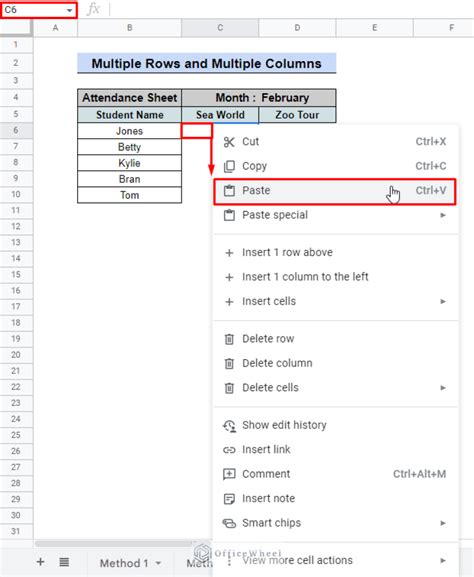 How To Copy And Paste Multiple Rows In Google Sheets 2 Ways
