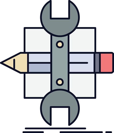 Build Design Develop Sketch Tools Flat Color Icon Vector 13146903 Vector Art At Vecteezy