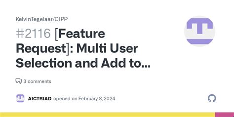 Feature Request Multi User Selection And Add To Group · Issue 2116