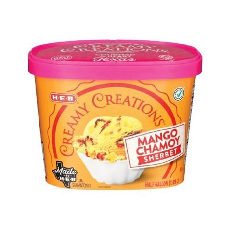 Heb Helado Sherbet Mango Chamoy 1 89 Lt H E B México