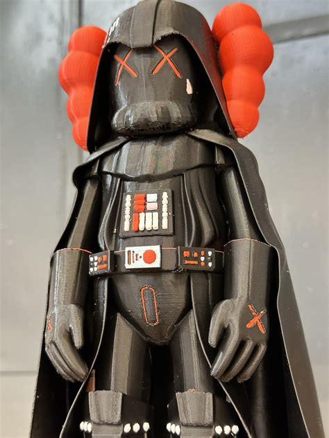 3d Print Kaws Darth Vader • Made With Bambu X1 Carbon・cults