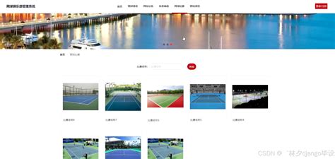 python毕设 网球俱乐部管理系统程序 论文 csdn博客
