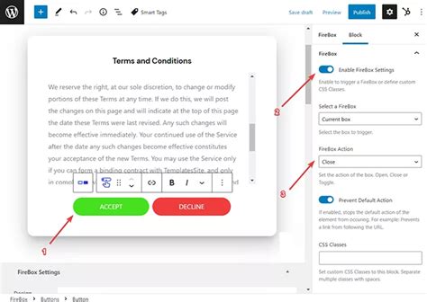 how to display a terms and conditions popup in wordpress wordpress