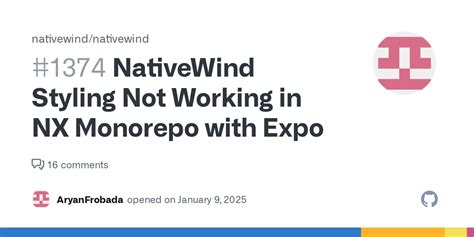 Nativewind Styling Not Working In Nx Monorepo With Expo · Issue 1374
