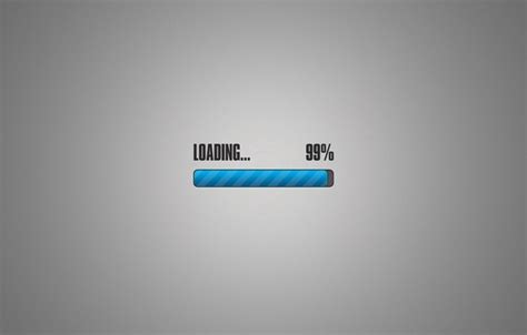 Обои серый фон Loading загрузка 99 на телефон и рабочий стол