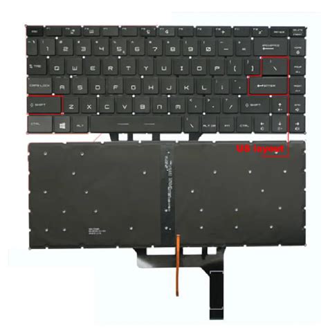 Bàn phím laptop MSI GS65 Stealth GS65VR MS 16Q2 GF63 Thin 10SCXR MS