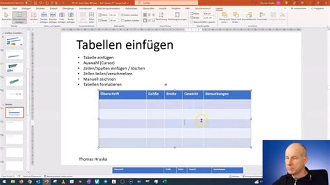 Powerpoint Tabellen Effizient Einfügen Und Bearbeiten
