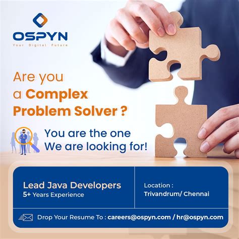 Leadjavadeveloper Hiringimmediately Javadeveloper Technoparkjobs… Akash S V