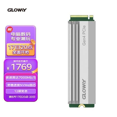 光威（gloway）2tb Ssd固态硬盘 M2接口nvme协议pcie 40 X4 Ultimate 京东商城【降价监控 价格走势