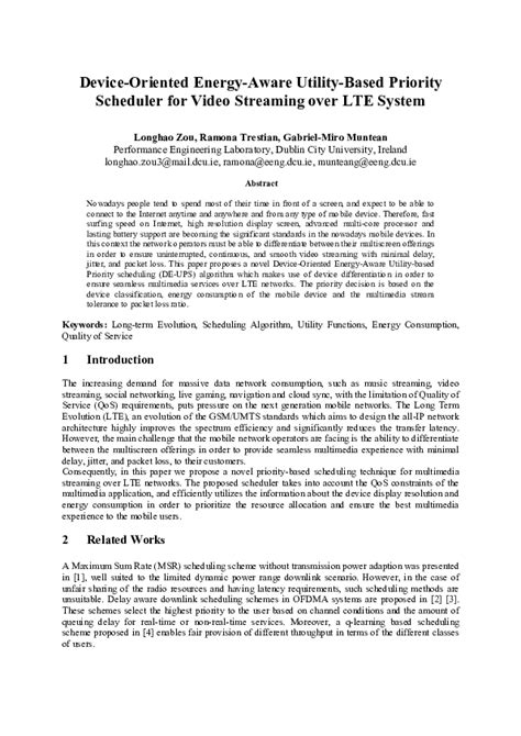 pdf device oriented energy aware utility based priority scheduler for
