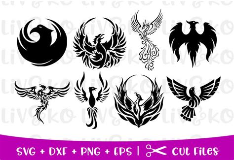 Phoenix Bundle Svg Phoenix Svg Phoenix Cut File Phoenix Instant