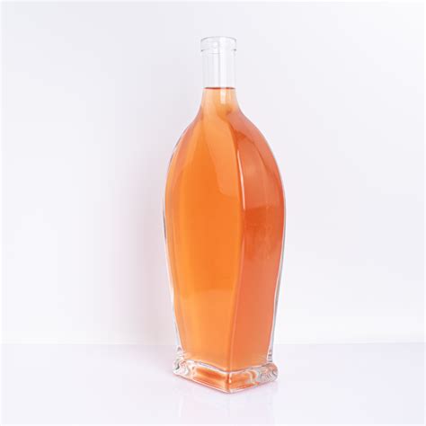 Bottle Manufacturer750ml Embossed Vodka Whisky Liquor Bottles Lgg 404